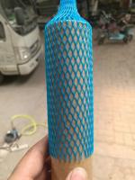China 10-200mm Elastic Nylon Protective Sleeve Net for Metal Bolts in Blue Yellow and Green for sale