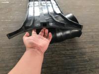 China Waterstop Belt for Concrete Construction 230mm Width Black Rubber and PVC Material for sale