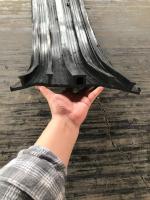 China Waterstop Belt for Concrete Construction 230mm Width Black Rubber and PVC Material for sale