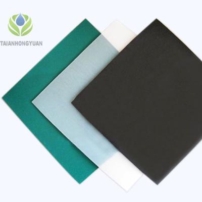 China Black HDPE Geomembrane for Landfill Underground Waterproofing in 0.12-4.0mm Thickness for sale