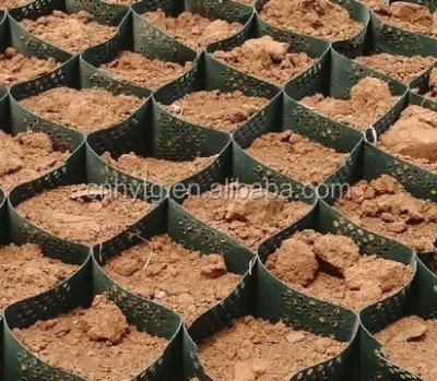 China H-50mm HDPE Geocell for Road Construction and Gravel Stabilization ISO9001 Certified for sale