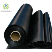 China Waterproof Membrane for Ponds Textured HDPE Geomembrane Black Sheet 0.1-3.0 Thickness for sale