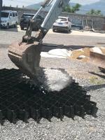 China HDPE Geocell Gravel Grid Tensile Strength 25-100kn/m for Road and Slope Protection for sale