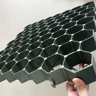 China 100% Virgin HDPE Honeycomb Plastic Gravel Paving Grid for Parking Lot Stabilization for sale