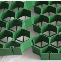 China 100% Virgin HDPE Honeycomb Plastic Gravel Paving Grid for Parking Lot Stabilization for sale