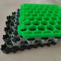 China HDPE Grass Lawn Grid Plastic Car Driveway Paving Reinforcement Planting Grass Paver Grid for sale
