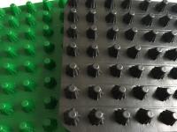 China Moulding HDPE 16mm-40mm Height Plastic Dimple Drainage Board with Nonwoven Geotextiles for sale