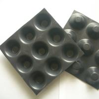 China Customized Size Greening Plastic Dimple Drainage Board for Garden Roof Waterproofing for sale