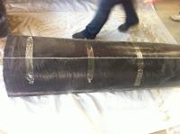China Waterproofing Bentonite Rolls with 0.2mm HDPE Membrane Geosynthetic Clay Landfill Liners for sale