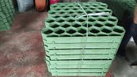 China 500*500*70MM High Compressive Strength HDPE Interlocking Gravel Grass Paving Grid for sale