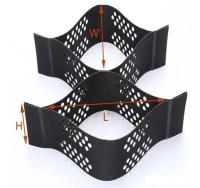 China Geocell Gravel Grid for Horse Paddock Stabilization and Ground Reinforcement in Black for sale