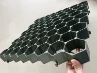 China density Polyethylene Plastic Grid for Gravel Stabilisation 50mm Green Honeycomb Design for sale