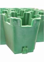 China density Polyethylene Plastic Grid for Gravel Stabilisation 50mm Green Honeycomb Design for sale
