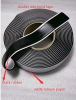 China Waterproof Membrane Butyl Rubber Adhesive Tape with Nonwoven Geotextile Double Sided for sale
