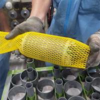 China Custom Size Accepted Plastic Protective Sleeves for Packaging Egg Garlic Cucumber Wine for sale