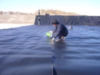 China Minimalist HDPE Geomembrane for Farm Pond Liner 1mm 1.5mm 2mm Thickness Length 50-200m for sale