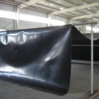 China 1.0mm HDPE Single Sided Textured Geomembrane Liner for Fish Farm Pond and Customized for sale