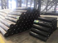 China 100m Roll HDPE Geomembrane for Fish Pond Liner Antiaging UV Resistance Virgin Material for sale