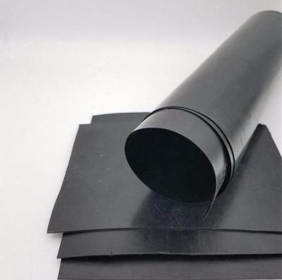 China 60mil HDPE Geomembrane Waterproof Black Sheet for Pond Liner and Landfills PE Material for sale