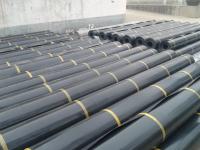 China 60mil HDPE Geomembrane Waterproof Black Sheet for Pond Liner and Landfills PE Material for sale