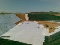 China Waterproof Membrane Geotextile Bentonite Non Woven Fabric for Reservoir Clay Liners for sale