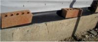 China Black Embossed Polythene Damp Proof Course for Wall Hotel Construction Waterproof for sale