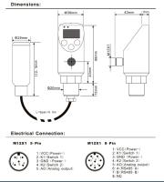China Signal Digital Fuel Liquid Level Switch And Level Sensor Modbus RS485 Output for sale