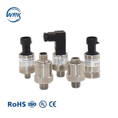 China WNK Silicon Oil Filled Piezoresistive Water Pressure Sensor with Dual Output and 700 Bar Range in 316L Stainless Steel for sale