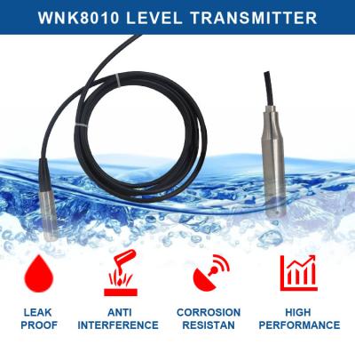 China 20mA 5V River Lake Submersible Water Pressure Sensor With Compact Profile for sale