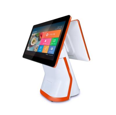 China Capacitive Touch Screen Supermarket POS PC Stand with Camera and Thermal Printer for sale