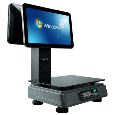China Ethernet Communication All-in-one POS System with Dual Touch Screens and SDK Function for sale
