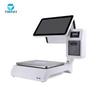 China Convenient All in one Touch Screen Weighing POS Scale for Fruits and Vegetables Store for sale