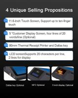 China 10 Points Capactive Touch Screen Android 9.0 Tablet POS System for Convenience Store for sale