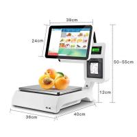 China Main Screen 1366*768 or Above POS WIFI Electronic Weighing Scale for Restaurant Ordering for sale
