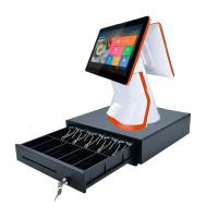 China Windows/Android POS Machine with 10 Points Capactive Touch and VFD Dual Screen for sale