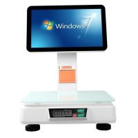 China Desktop All-in-One Computer POS Scale with Thermal Printer and 15.6 inch Touch Screen for sale