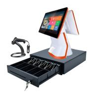 China 15.6 inch Dual Screen All in One Desktop POS System with 32G/64G/128G/256G/512G Storage for sale