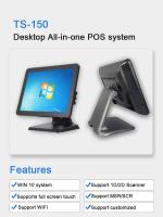 China Core I5 I3 I7 Payment POS Card Swipe Machine Android Windows 10 for sale