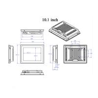 China Restaurant IP65 Monitor Self Ordering Kiosk Embedded Industrial Motherboard for sale