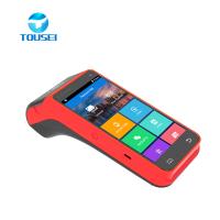 China Portable Restaurant Mobile POS Android Terminal Machine 4G 5MP Camera With Printer for sale