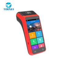 China Portable Restaurant Mobile POS Android Terminal Machine 4G 5MP Camera With Printer for sale