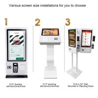 China Custom VESA Mount Kiosk Machine POS System Self Ordering for sale