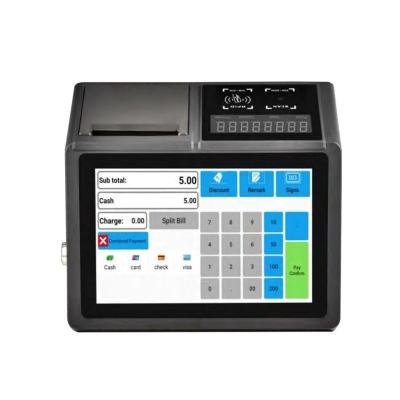 China 10.1'' Android11 POS Tablet with 80mm Thermal Printer and Wireless Communication for sale