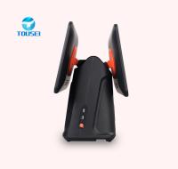 China Windows 10 and Android 7.1/8.0/11 Dual Screen POS Machine with 15.6 Inch Touch Screen for sale