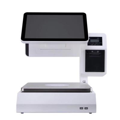 China Capacitive Multi-touch Screen 15.6 inch All-in-One POS System with USB LAN Based Scale for sale