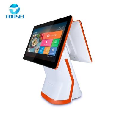China Capacitive Multi-touch Screen POS System with Scanner and CPU J1800/J1900/i3/i5/I7 for sale