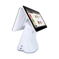 China Capacitive Multi-touch Screen Dual Screen Restaurant POS Terminal with Barcode Scanner for sale
