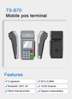 China 2.4Inch Smart Touch Merchant POS Machine Linux System NFC IC MSR Payment for sale