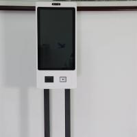 China 21.5 Inch Code Scanner Self Ordering Kiosk System Floor Stand Cash Payment for sale