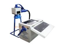 China SYNUTAR 100W Portable Handheld Fiber Laser Marking Machine for Metal 110x110mm Marking Area for sale
